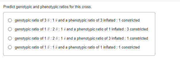 Solved Predict genotypic and phenotypic ratios for this | Chegg.com Solved Predict genotypic and phenotypic ratios for this | Chegg.com
