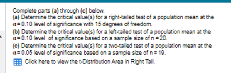 Solved Complete parts (a) through (c) belowi. (a) Determine | Chegg.com