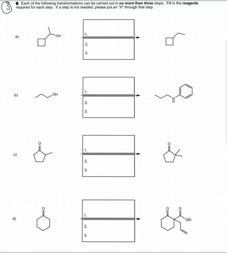 Solved each of the following transformations can be carried | Chegg.com