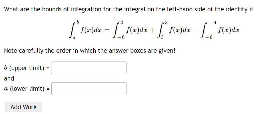 Solved What are the bounds of integration for the integral | Chegg.com