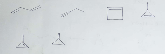 Solved Name the possible isomers of C4H6 and identify | Chegg.com