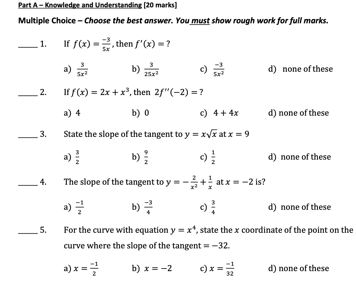 Solved Part A - Knowledge and Understanding [20 marks] | Chegg.com