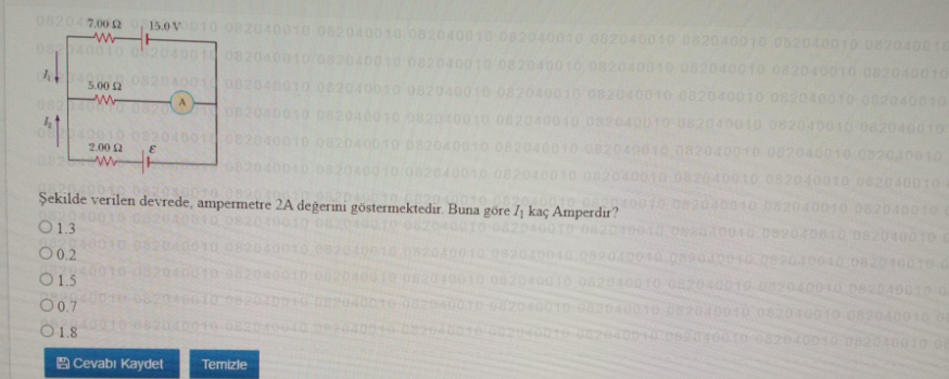 Solved Sekilde verilen devrede, ampermetre 2 A değerini | Chegg.com Solved Sekilde verilen devrede, ampermetre 2 A değerini | Chegg.com