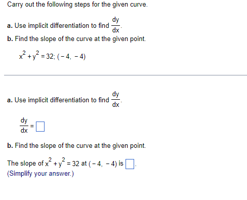 Solved Carry out the following steps for the given curve. a. | Chegg.com