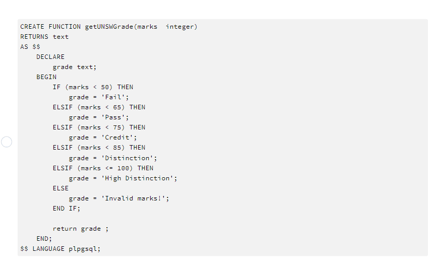 Solved Question 3 I could define an aggregate to concatenate | Chegg.com