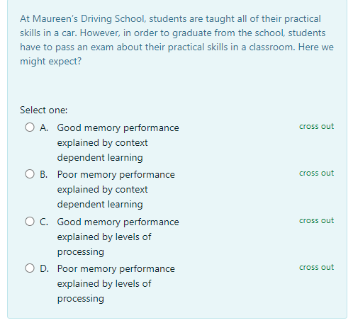 Solved At Maureen's Driving School, students are taught all | Chegg.com