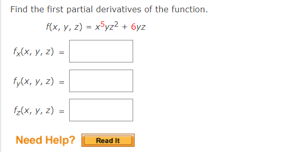 Solved Find the first partial derivatives of the function. | Chegg.com