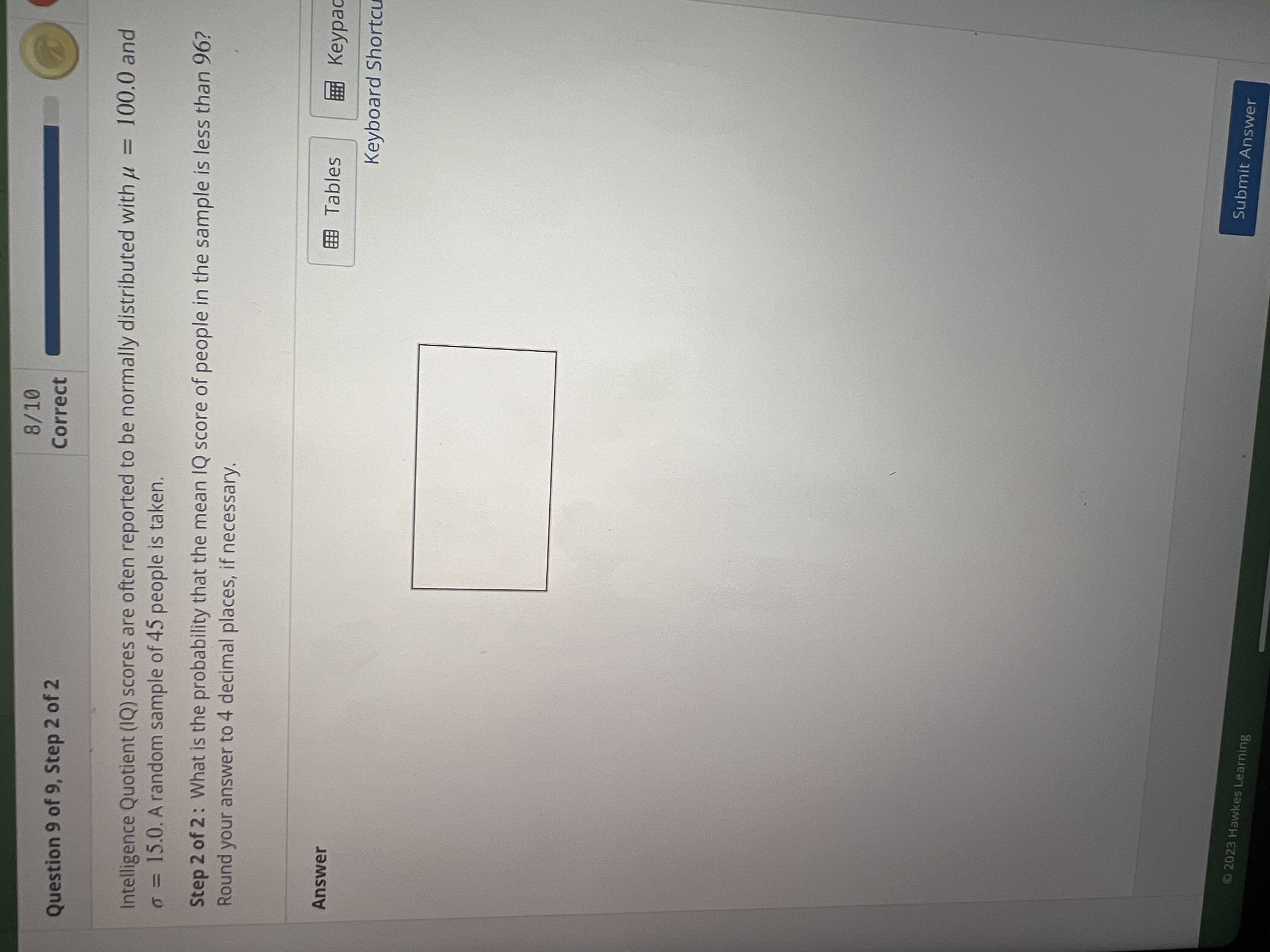 Solved Intelligence Quotient (IQ) scores are often reported | Chegg.com