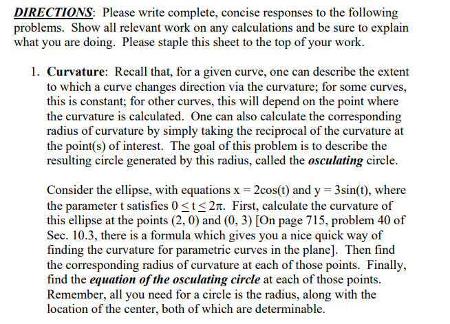 Solved Please write complete, concise responses to the | Chegg.com
