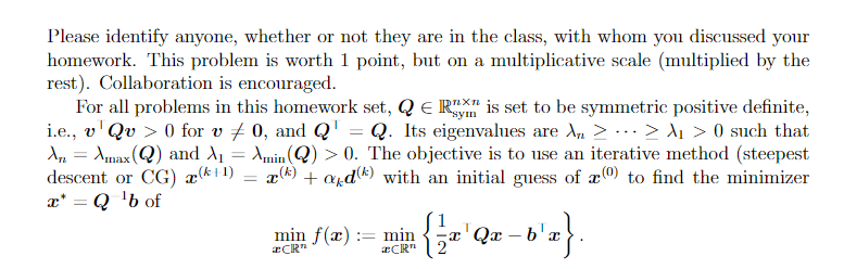 Solved Can you help answer question 3B on this optimization | Chegg.com