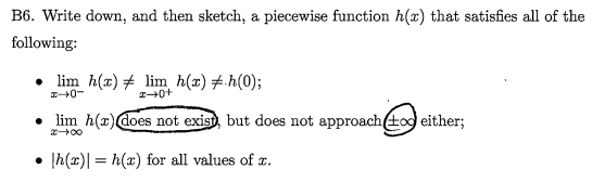 Solved B6. Write down, and then sketch, a piecewise function | Chegg.com