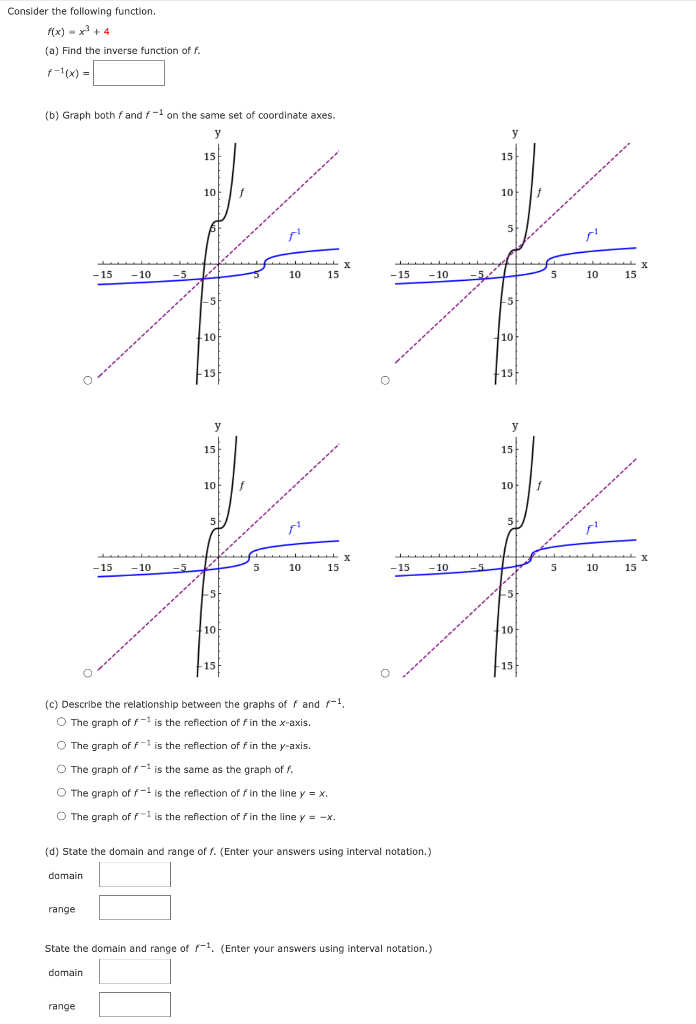 Solved Consider The Following Function Fxx34 A Find 