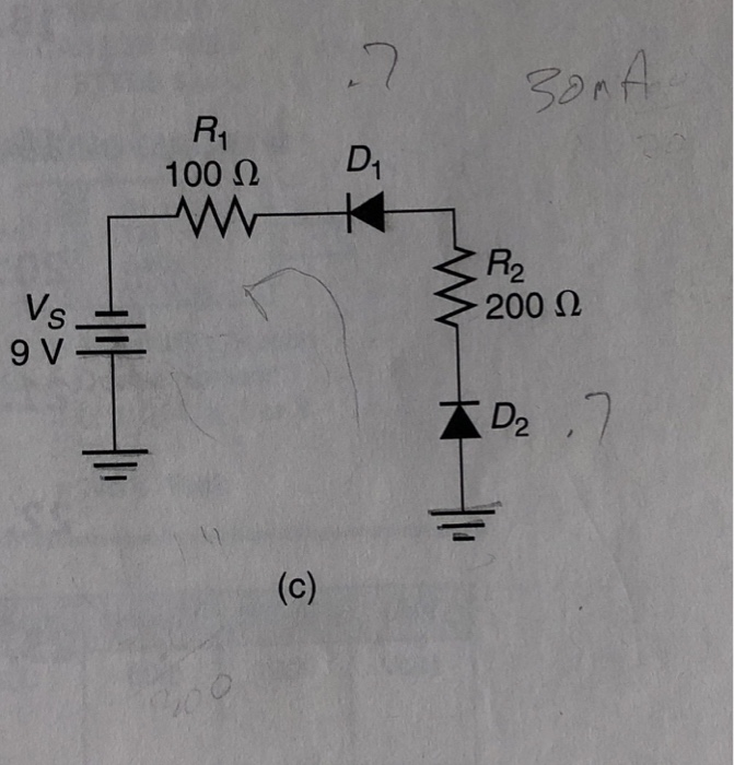 Solved Determine the values of Vd1, Vd2, Vr1, and It did the | Chegg.com Solved Determine the values of Vd1, Vd2, Vr1, and It did the | Chegg.com