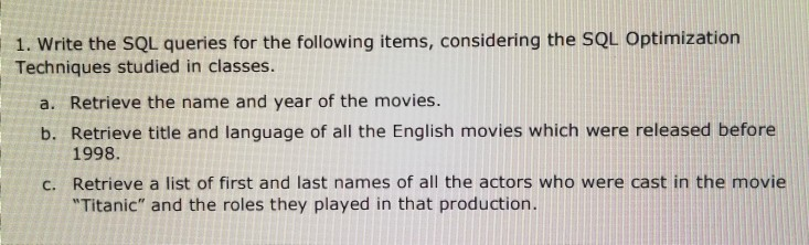 Solved act id movild role gentle Y act_id act_frame act_name | Chegg.com