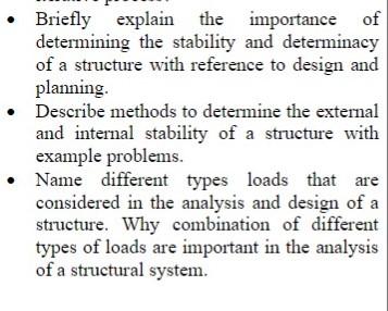 Solved - Briefly explain the importance of determining the | Chegg.com