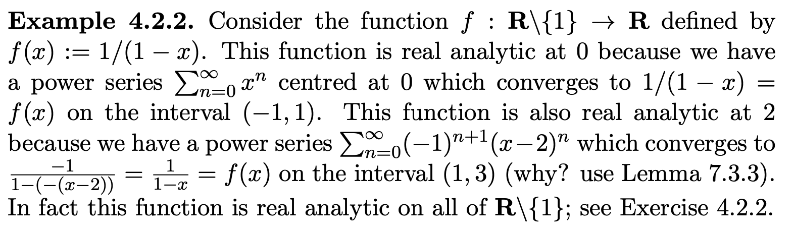 Solved Please use definition 4.2.1 to solve exercise 4.2.2. | Chegg.com