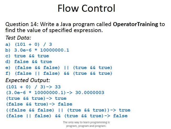 Solved Flow Control Question 14: Write a Java program called | Chegg.com