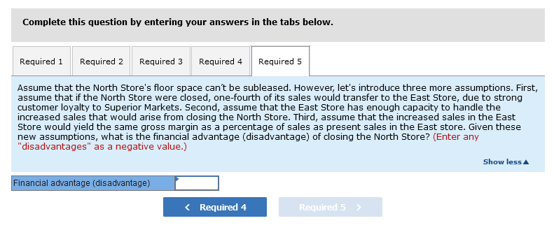 Solved Problem 13-26 (Static) Close or Retain a Store | Chegg.com