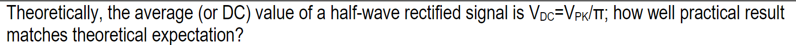 Solved Theoretically, the average (or DC) ﻿value of a | Chegg.com