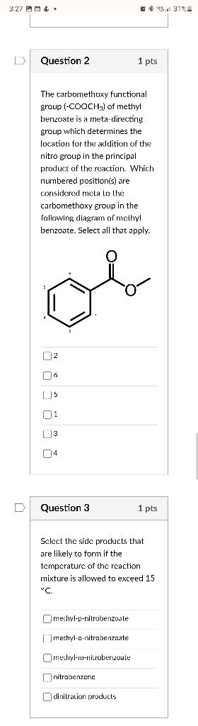 Solved The carbomethoxy functional group (−COOCH2) of methyl | Chegg.com