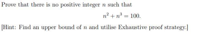 Solved Prove that there is no positive integer n such that | Chegg.com