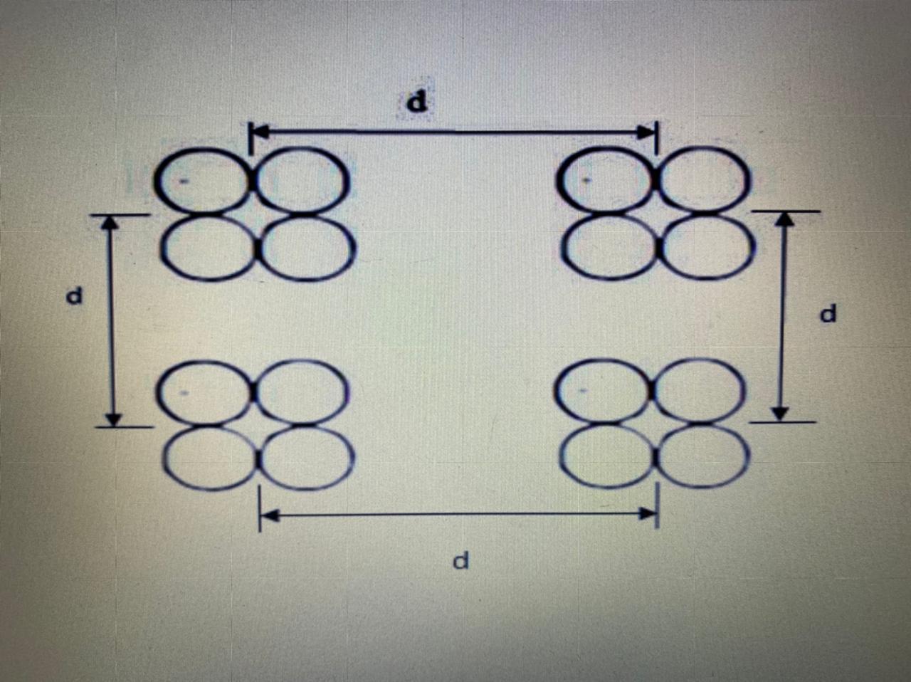 Solved A bundled conductor of 4 sub-conductor each one has 4 | Chegg.com