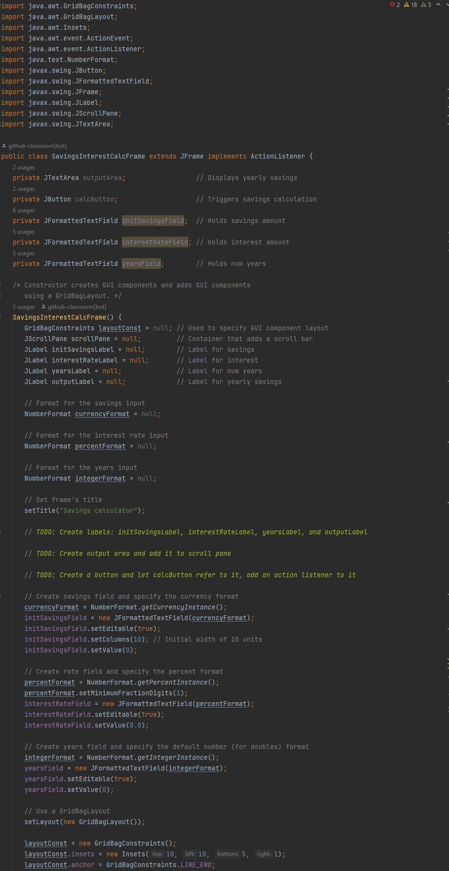 Solved Only add code please do not change anything just add | Chegg.com