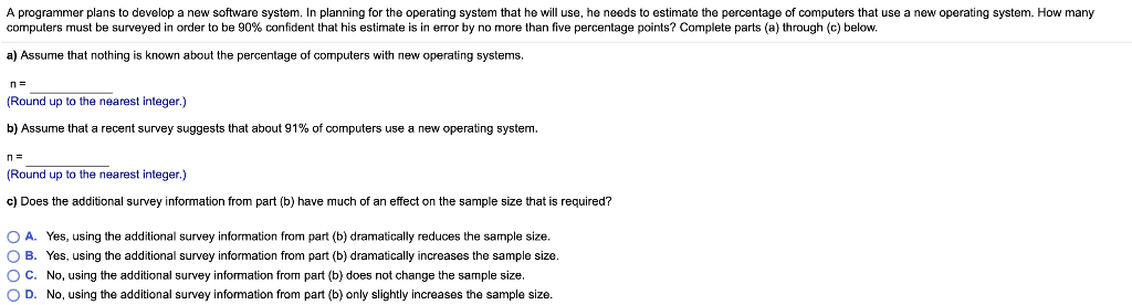Solved 60. A programmer plans to develop a new software | Chegg.com