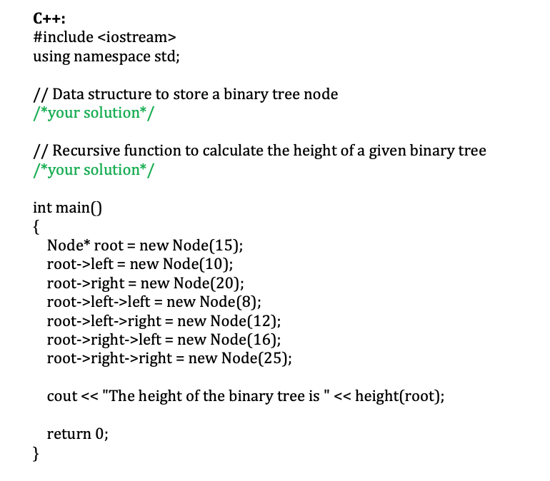 Solved Postorder traversal type!!!! What is time and space | Chegg.com