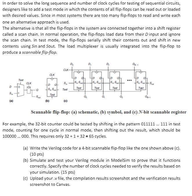 Solved In order to solve the long sequence and number of | Chegg.com
