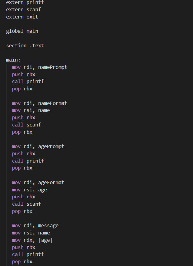 Solved Need help with my code. Using Base x64 Linux | Chegg.com Solved Need help with my code. Using Base x64 Linux | Chegg.com