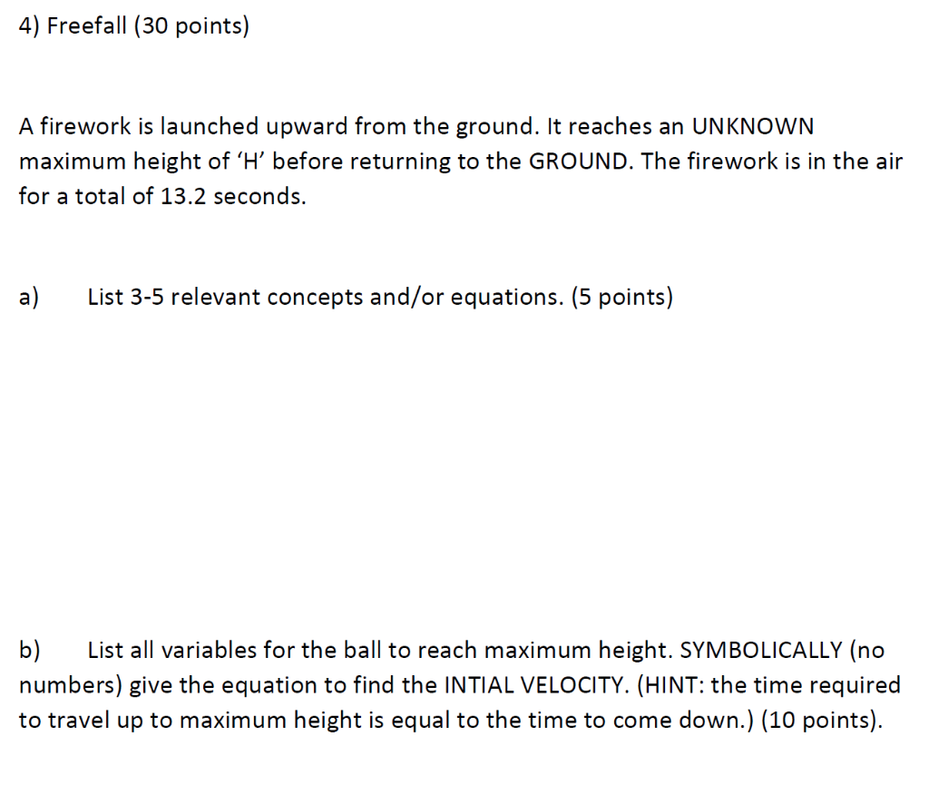 Solved A firework is launched upward from the ground. It | Chegg.com