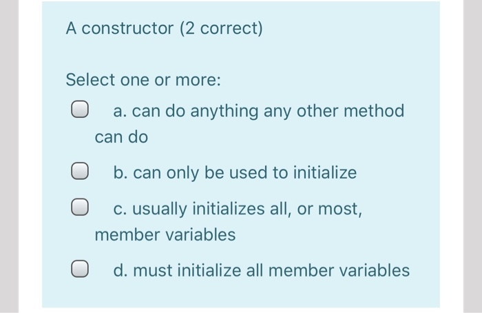 Solved Which of these array definitions will set all the | Chegg.com