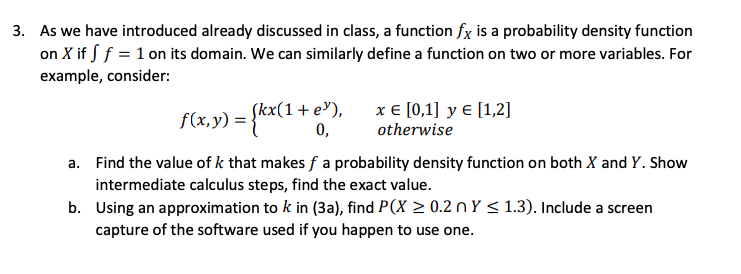 Solved 3. As we have introduced already discussed in class, | Chegg.com