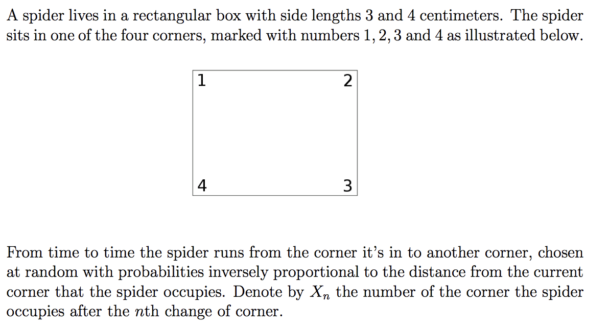 Solved (a) Find the transition matrix P for the Markov chain | Chegg.com
