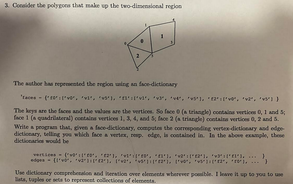 Solved I Need Help Solving This Problem By Writing A Python3