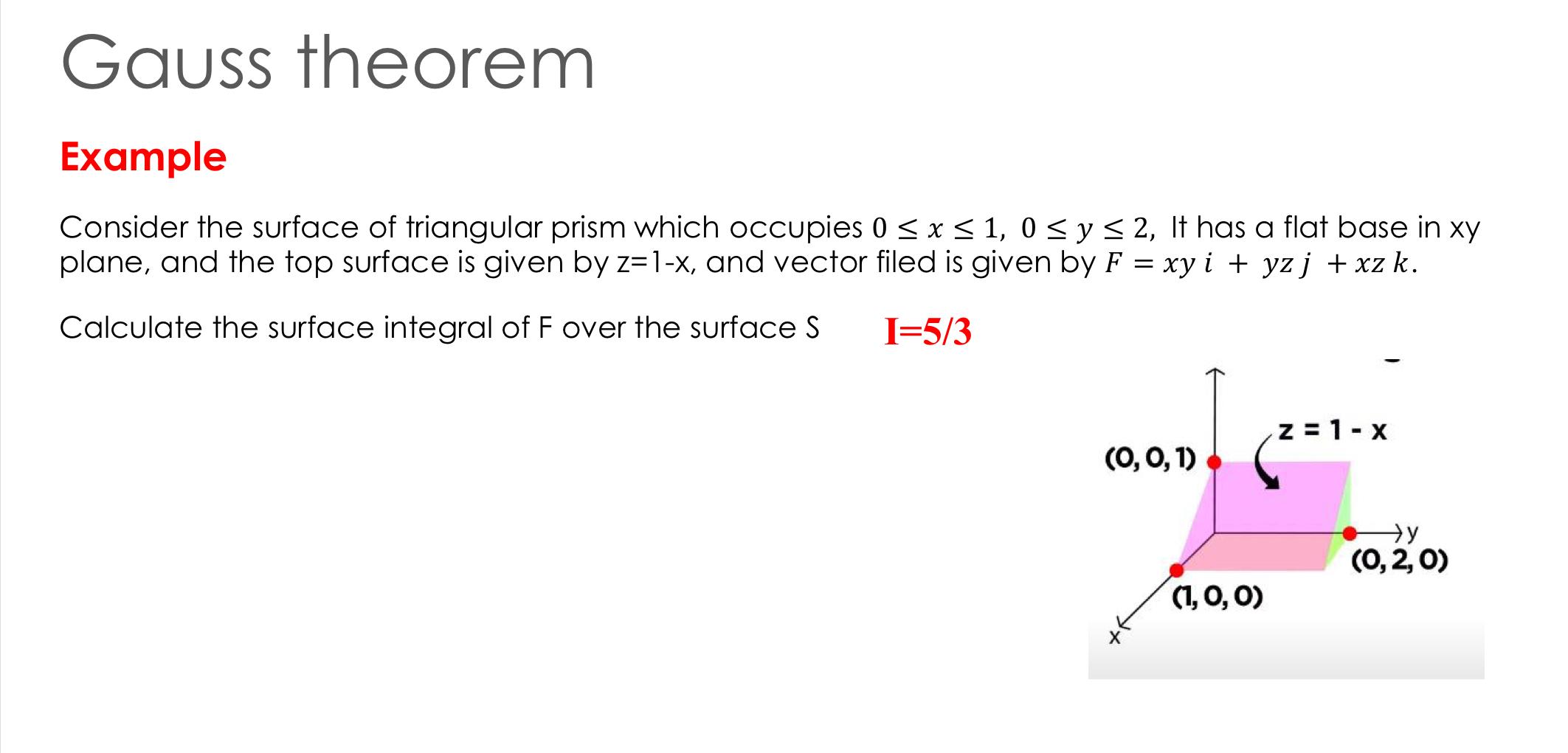Solved Consider the surface of triangular prism which | Chegg.com