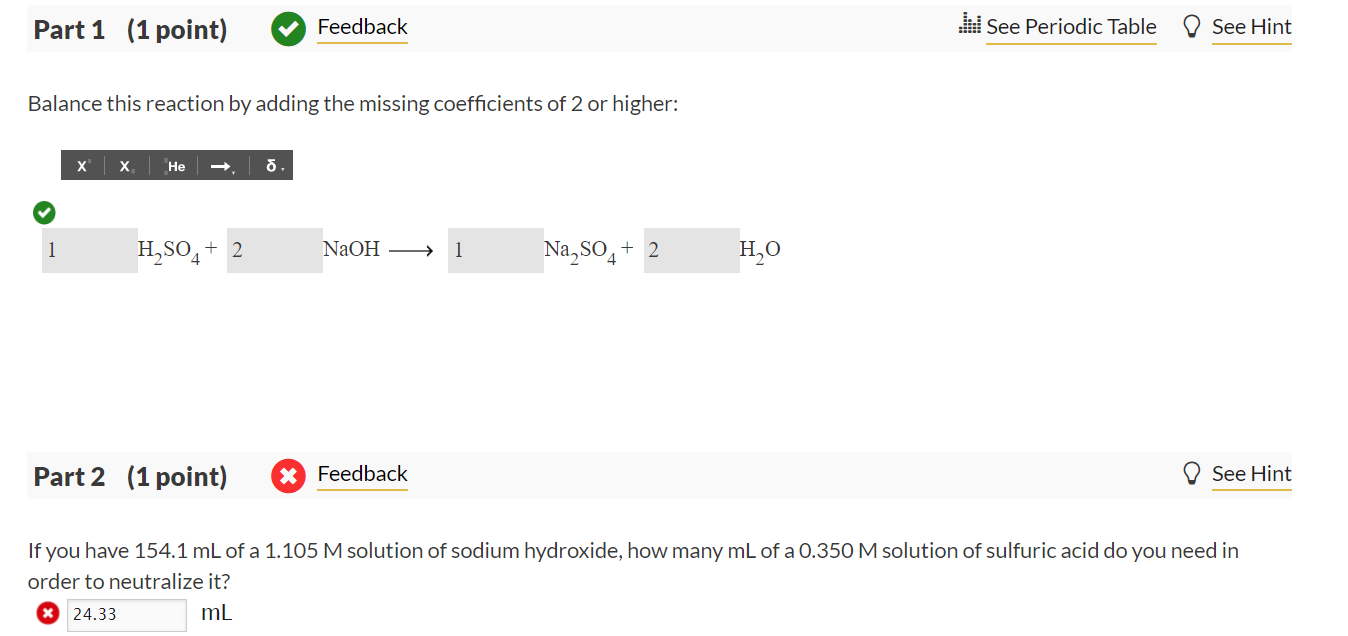 Solved Balance this reaction by adding the missing | Chegg.com