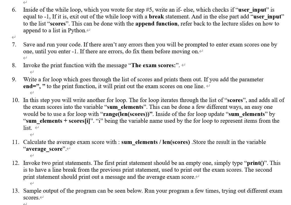 Solved I. Getting familiar with looping structures in Python | Chegg.com