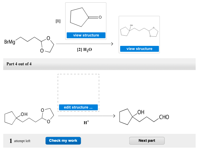 Solved Follow the steps below to design a stepwise synthesis | Chegg.com