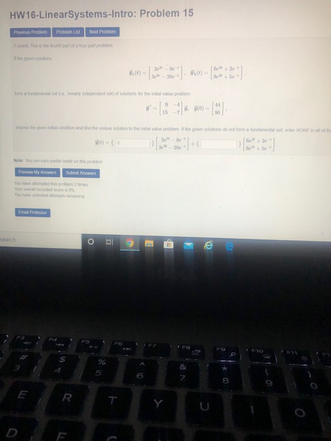 Solved HW16-LinearSystems-Intro: Problem 15 Pre Problem | Chegg.com Solved HW16-LinearSystems-Intro: Problem 15 Pre Problem | Chegg.com