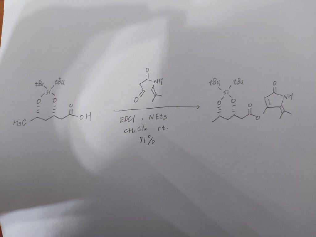 Solved tBu tBu tBu at NH O i oh 애 1 H3C EDCI N Et3 CH₂Cl2 | Chegg.com