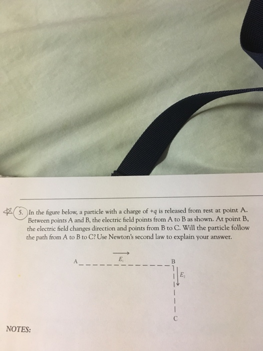Solved In the figure below, a particle with a charge of +q | Chegg.com