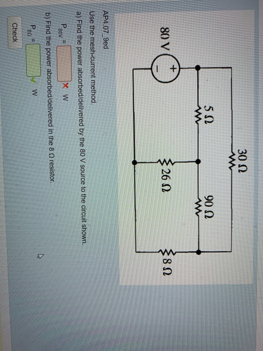 Solved 30 n 5 s2 902 80 V 26 12 8n2 AP4.07 9ed Use the | Chegg.com