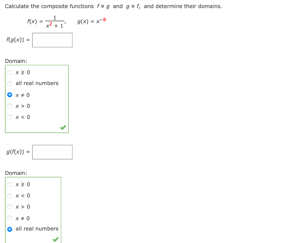 Solved Calculate The Composite Functions Fog And Gof And 9384