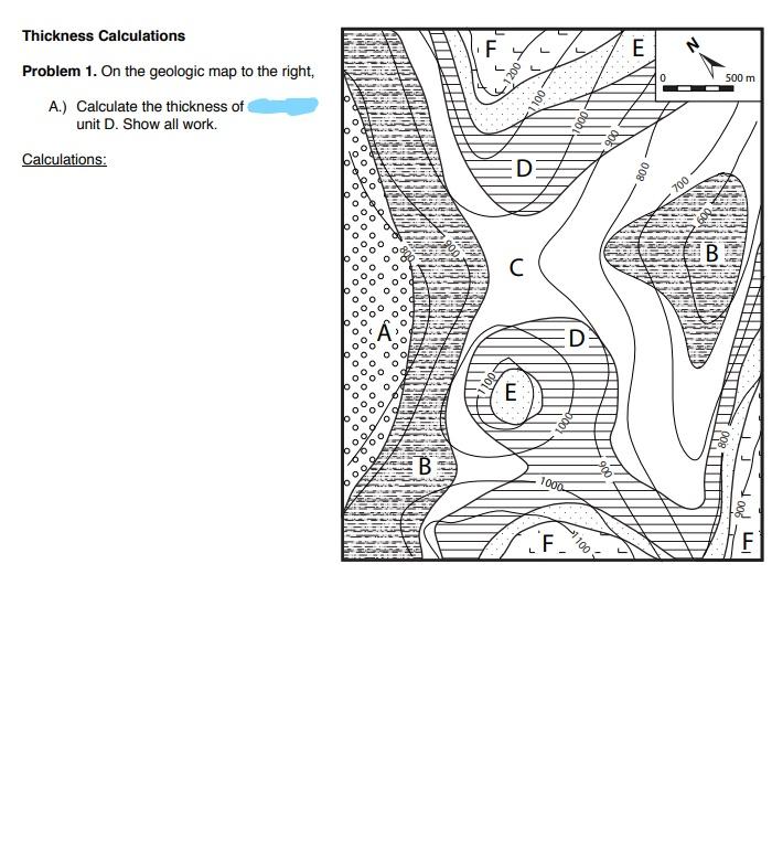 Solved Calculate the thickness of D. (Draw structure | Chegg.com