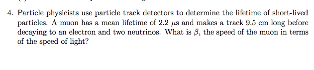 Solved 4. Particle physicists use particle track detectors | Chegg.com Solved 4. Particle physicists use particle track detectors | Chegg.com
