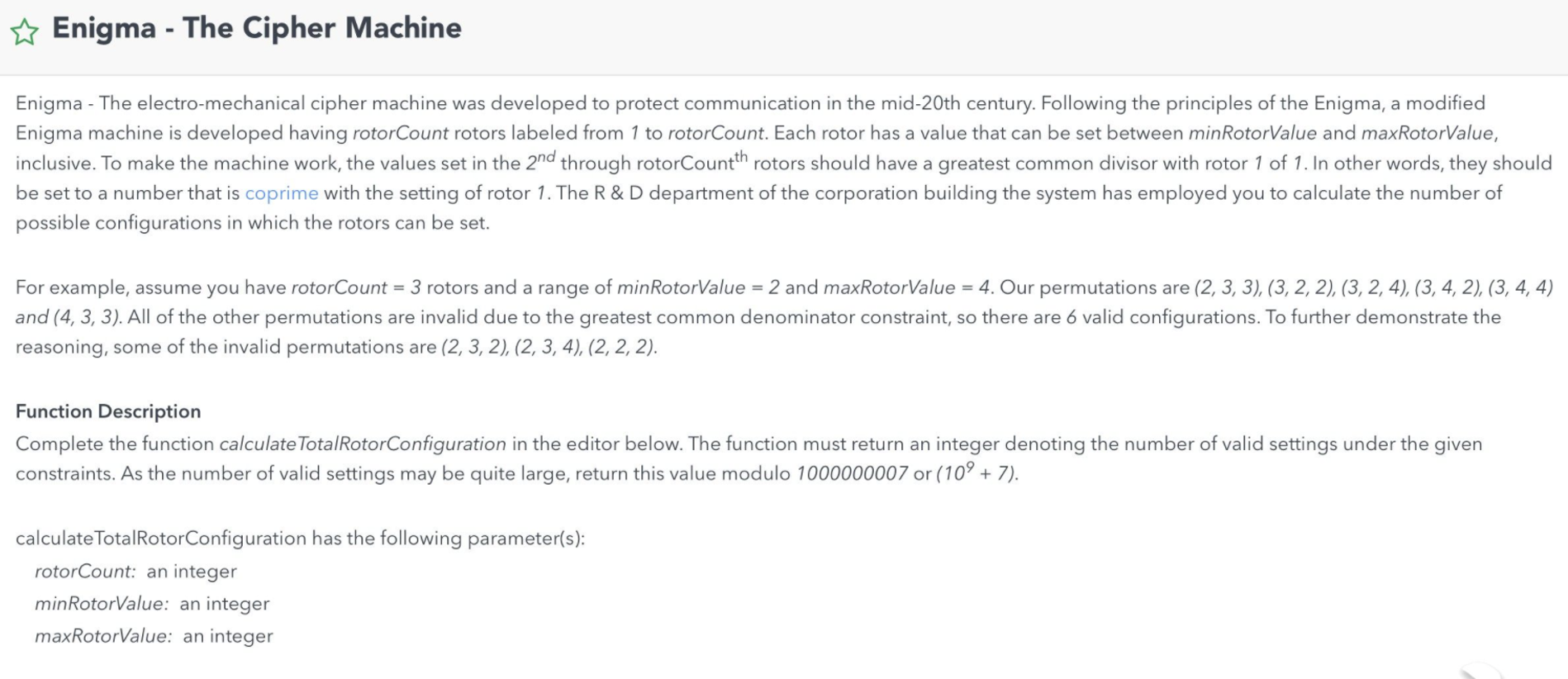 Enigma - The Cipher Machine Enigma - The electro- | Chegg.com