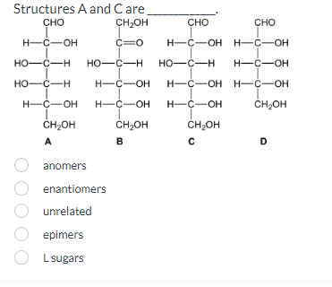 Solved Structures A and C | Chegg.com