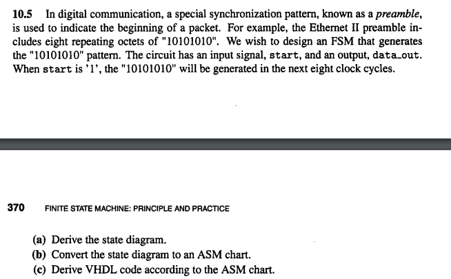 10.5 In digital communication, a special | Chegg.com